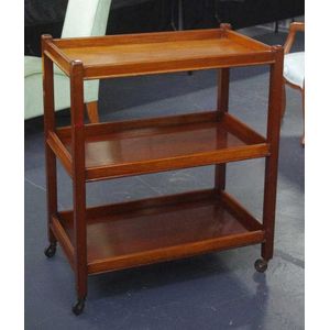 Vintage and mid-century wooden tray mobile - price guide and values