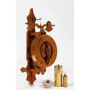 Rare Tasmanian Huon Pine Wall Clock with Foliot Escapement - Clocks ...