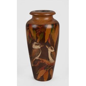 Antique pokerwork vase - price guide and values