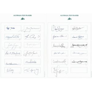 Cricket memorabilia autographs, signatures and correspondence ...