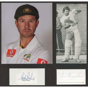 Cricket memorabilia autographs, signatures and correspondence ...