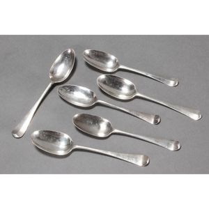 Antique sterling silver rat tail spoons - price guide and values