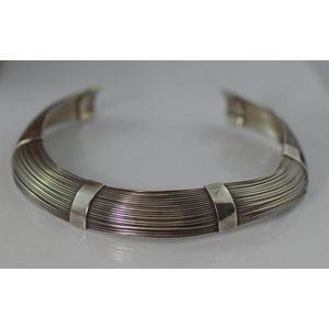 Solid Sterling Silver Collar Necklace - Necklace/Chain - Jewellery