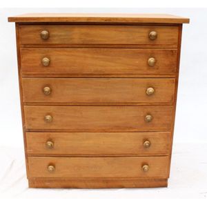 Six-Drawer Chest: 108 x 95 x 48 cm - Chests of Drawers - Furniture