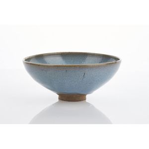 13th Century Jun Ware Bowl with Milky-Blue Glaze - Asian - Antiquities