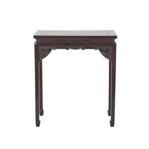 Rare Zitan Table, Qing Dynasty, Finely Carved in Low Relief - Furniture ...