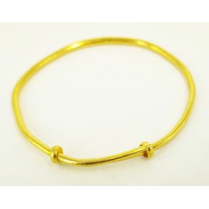 Chinese Fine Gold Bangle with Hallmarks - 23.34g - Zother - Oriental