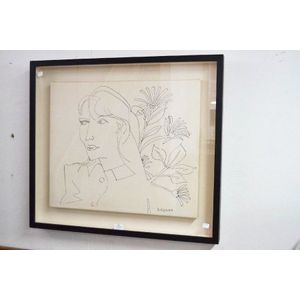 Kate Fitzpatrick Portrait by Charles Blackman - Watercolours, Other ...