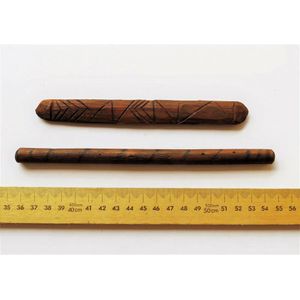 Australian Aboriginal artefacts: message sticks and stones - price ...