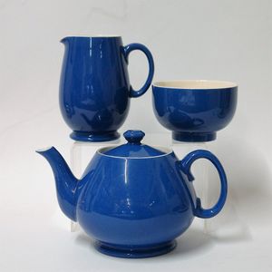 William Moorcroft 'Powder Blue' Tea Set from Liberty's - Moorcroft ...