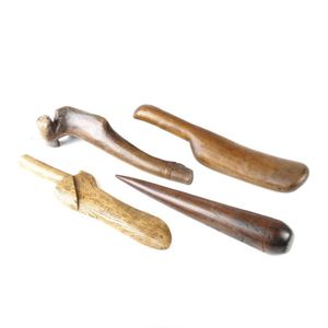 Antique Treen Collection: Mallets, Knife, and Fid - Zother - Small ...