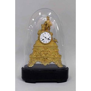 Antique clock under glass dome clock - price guide and values