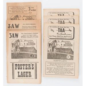AFL/VFL Victorian Football Association (VFA) memorabilia - price guide ...