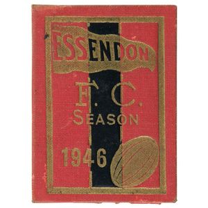 Vintage Essendon Football Club medals, badges and membership cards ...