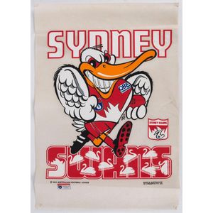 AFL/VFL WEG posters and cartoons memorabilia - price guide and values