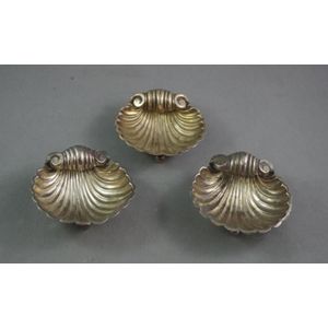 Hallmarked Silver Shell Dishes - Set of Three - Bowls, Comports and ...