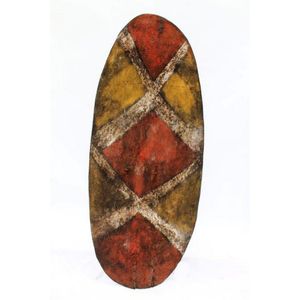 Polychrome Shield from Papua New Guinea - New Guinean - Tribal