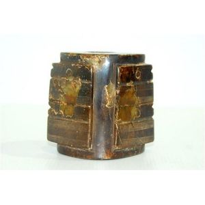 Small Jade Cong: Delicate and Intricate Design - Jade - Oriental