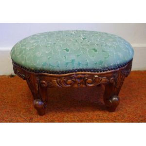 Rococo Foot Stool - 46cm Wide - Seating - Stools - Furniture
