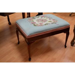 Cabriole Legged Bedroom Stool - 50cm x 78cm - Seating - Stools - Furniture