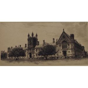 Edward Warner Etching, Sydney University - Prints - Engravings ...
