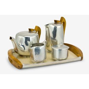 British 1950s Picquot Ware tea wares - price guide and values