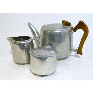 British 1950s Picquot Ware tea wares - price guide and values