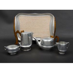 British 1950s Picquot Ware tea wares - price guide and values