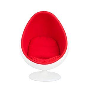 1970s Australian Space Age Egg Chair with Red Lining - Australian ...