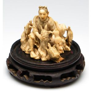 Carved Chinese ivory human figures - price guide and values