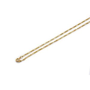 18ct Yellow Gold 40cm Figaro Chain Necklace, 1.9mm, 4.76g - Necklace ...
