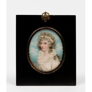 Miniature Lady in White Dress - Miniatures & Silhouettes - Precious Objects