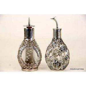 Chinese Sterling Silver Bitters Bottles, Early 20th Century - Zother ...