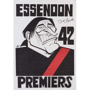 Vintage Essendon Football Club medals, badges and membership cards ...