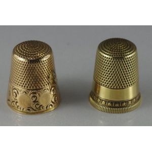 Vintage sewing thimbles - price guide and values