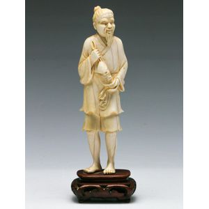 Carved Chinese ivory human figures - price guide and values