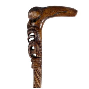 New Zealand Maori artefacts tokotoko (walking sticks) - price guide and ...