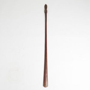 19th Century Taiaha with Pakati Haehae Designs and Paua Eyes - New ...