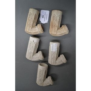 Antique French Cafe Marked Clay Pipes (5) - Smoking Accessories - Pipes ...