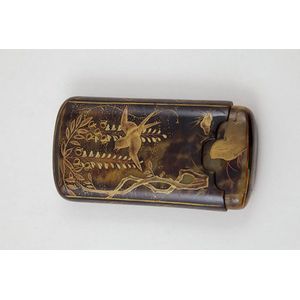 Japanese Wisteria Tortoise Shell Cigar Case - Smoking Accessories ...