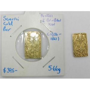 Edo Samurai Gold Coins: 1836-1860 - Coins - Numismatics, Stamps & Scrip