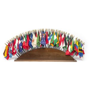 World Desk Flags Display - Writing - Desk Accessories - Recreations ...