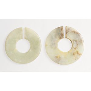 Chinese Jade Jue Slit-Rings from Eastern Zhou/Han Dynasty - Asian ...