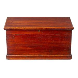 Colonial Cedar Blanket Box with Lockable Candle Box - Trunks & Chests ...
