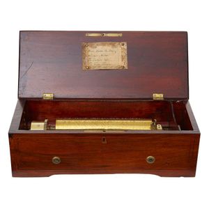 Swiss 19th Century Overture Music Box with Inlay Box - Musical Boxes ...