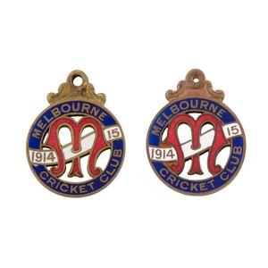 MCC 1914-15 Membership Badges with Trial Badge - Sporting - Cricket ...