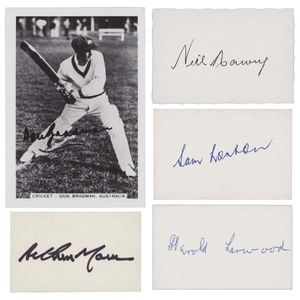 Cricketer Autograph Collection with 150+ Signatures - Sporting ...