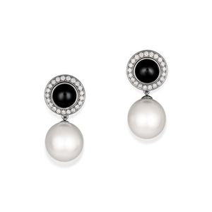 Paspaley Muse Pearl and Diamond Earrings - Earrings - Jewellery