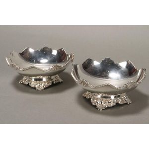 Antique sterling silver bon-bon dishes - price guide and values