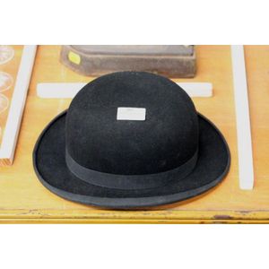 Vintage French Bowler Hat - 10cm x 27cm - Headwear - Costume & Dressing ...